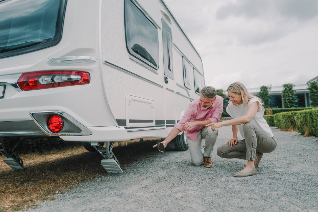 Caravan supports from AL-KO: stable parking and comfort